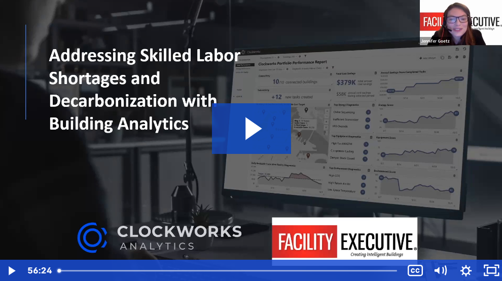 Webinar: Addressing Labor Shortages and Decarbonization with FDD - Clockworks Analytics